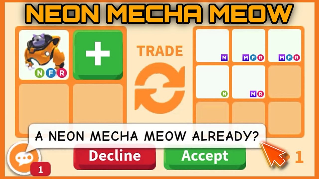🔥 TRADING *NEW* NEON MECHA MEOW!! MASSIVE WIN AND BIG OVERPAY OFFERS ...