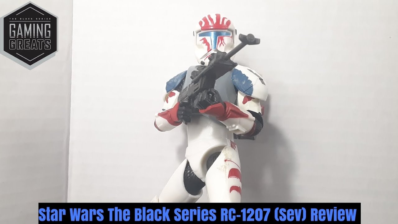 Star Wars The Black Series RC-1207 (Sev) Figure Review - YouTube