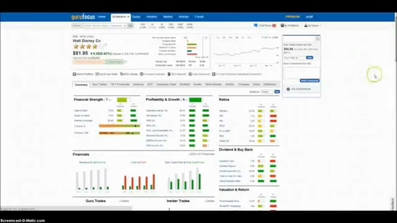 Gurufocus Review | Part 2 - Value Investing Analysis - YouTube