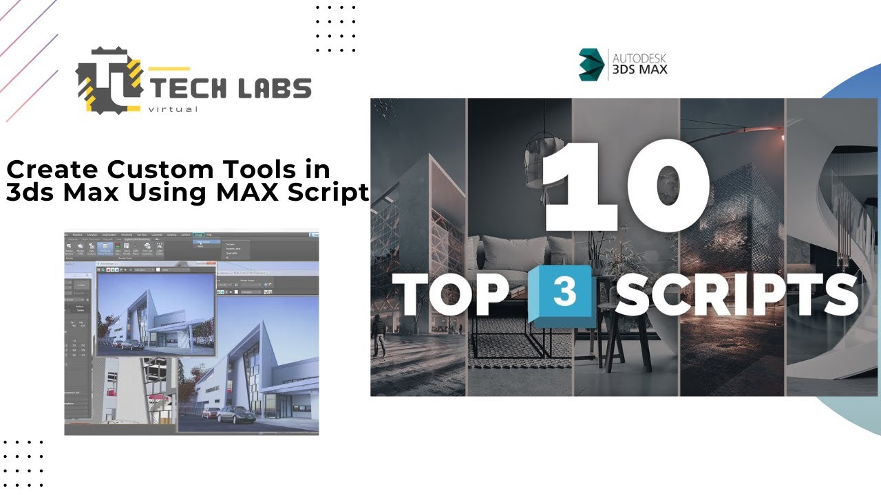 Create Custom Tools in 3ds Max Using MAX Script | 2-Copy Paste l Full ...