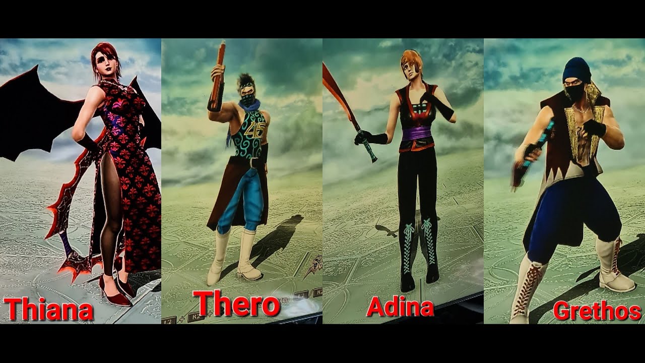 THIANA, THERO, ADINA & GRETHOS - Original Character Request Video ...