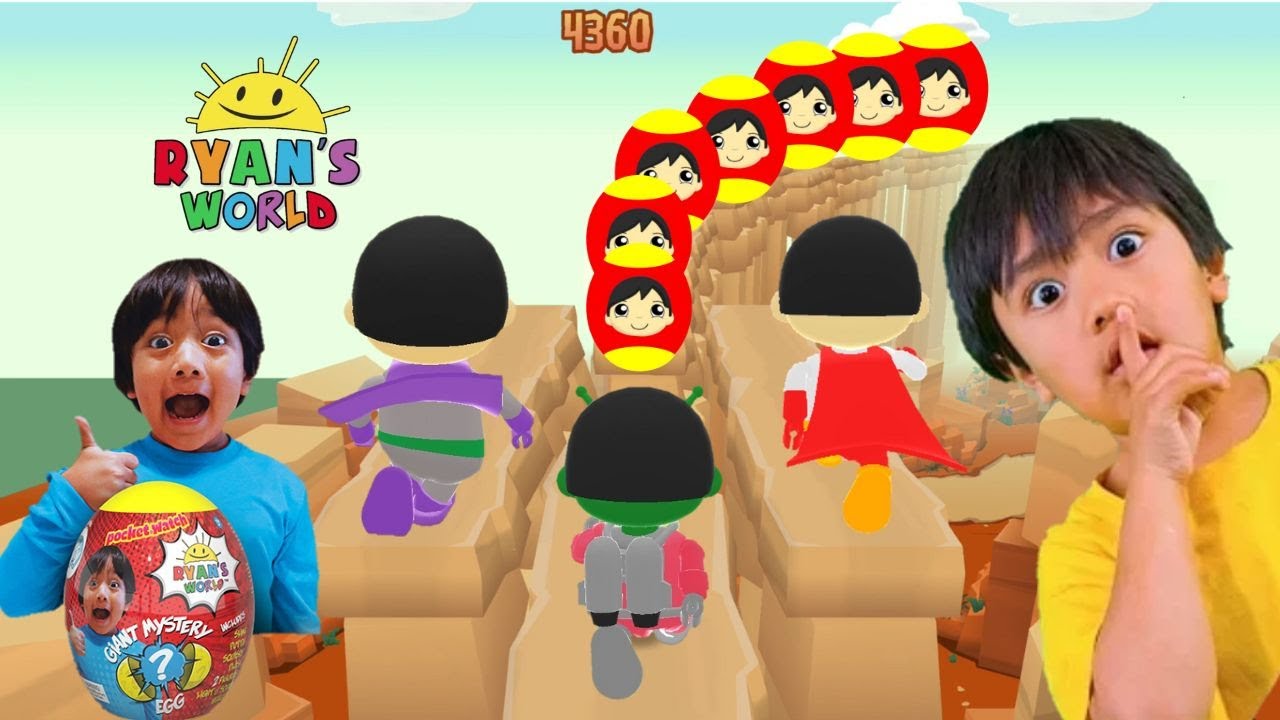 Tag with Ryan Eggs- Green Ry Ryan 🆚 Blue Titan 🆚 Dark Titan 🆚 Invisible Ryan ! - YouTube