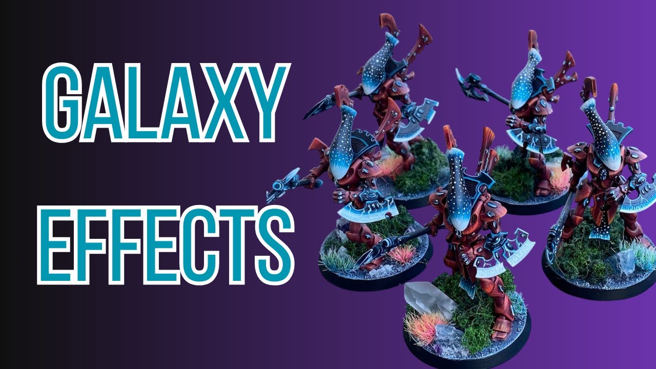 How to paint Galaxy Effects - YouTube