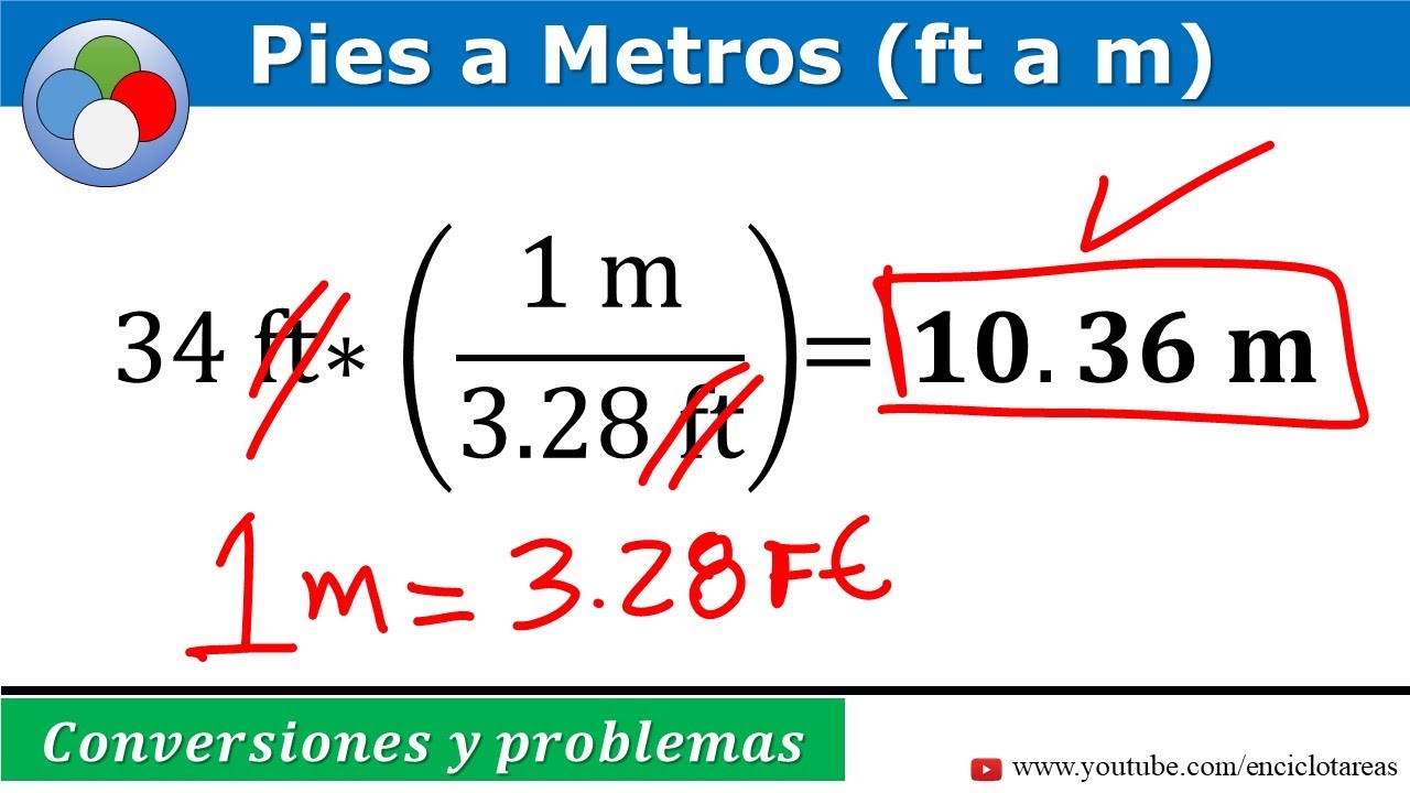 Pies A Metros ft A M Conversiones Y Problemas Resueltos YouTube