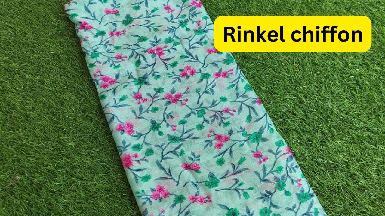 Garden Rinkel Chiffon Saree Collection 7 August 2023 - YouTube
