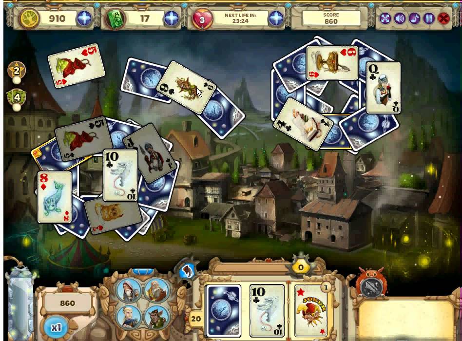 Solitaire Tales Level 25 - YouTube