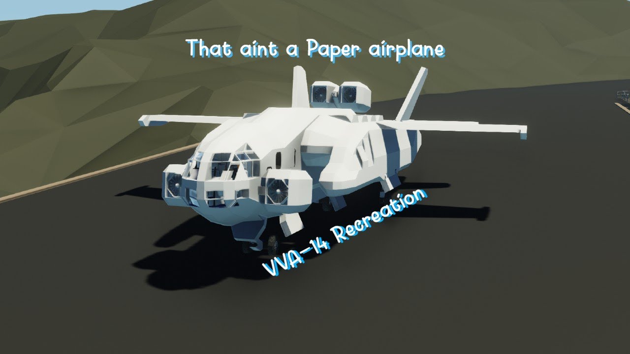 This Aint a Paper Airplane?!? Cargo Vtol Ep 2 - YouTube