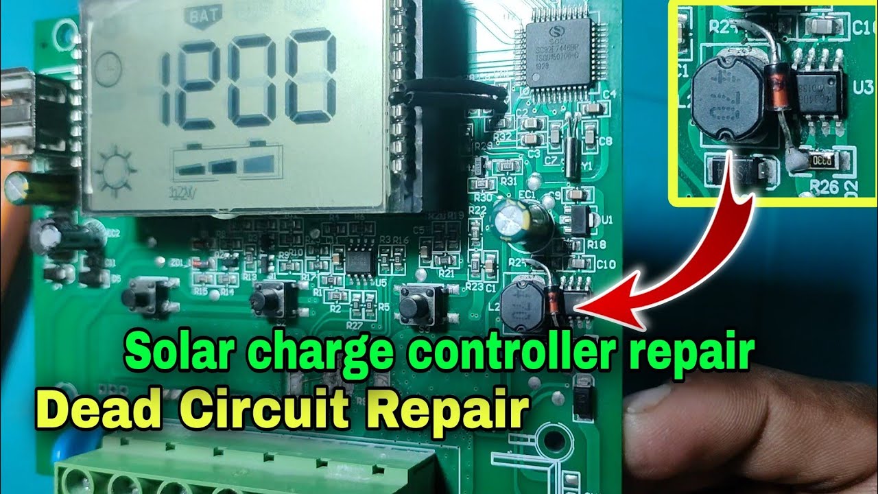 How to Trace and Solve PCB Fault || Solar charge controller repair in ...