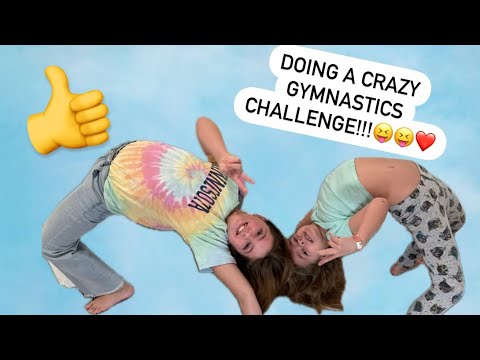 Doing a Crazy Gymnastics Challenge!! - YouTube
