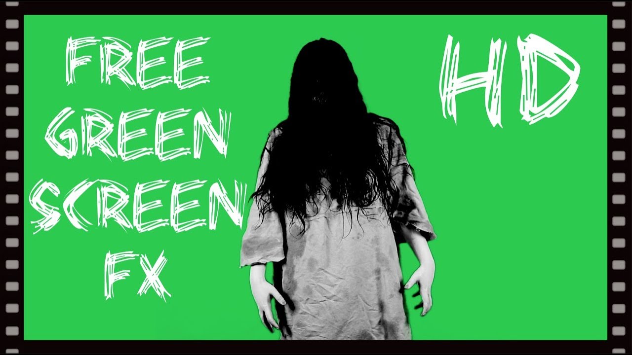 'GHOST GIRL GREEN SCREEN' Free Stock Footage Effect HD - YouTube
