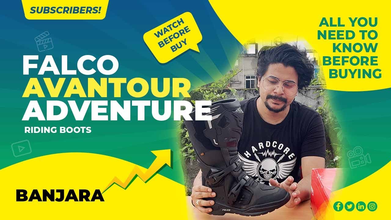 Falco Avantour 2 Adventure Riding Boots Review | BANJARA | #ridingboots ...
