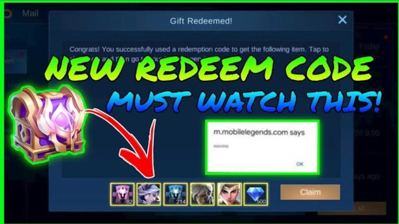 NEW CODE IN MLBB 2021 CLAIM NOW!! || ZernaPlays || - YouTube