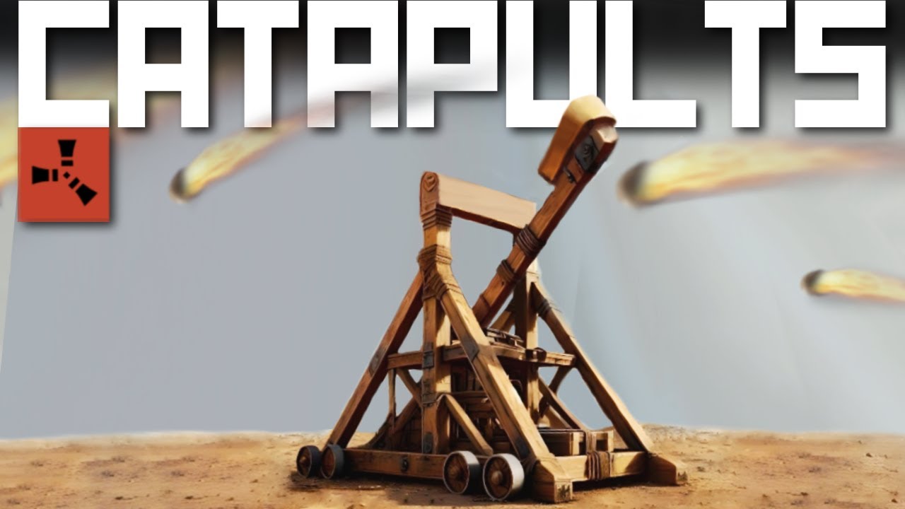 Explosive and Incendiary Boulder Catapult - Rust Update - YouTube