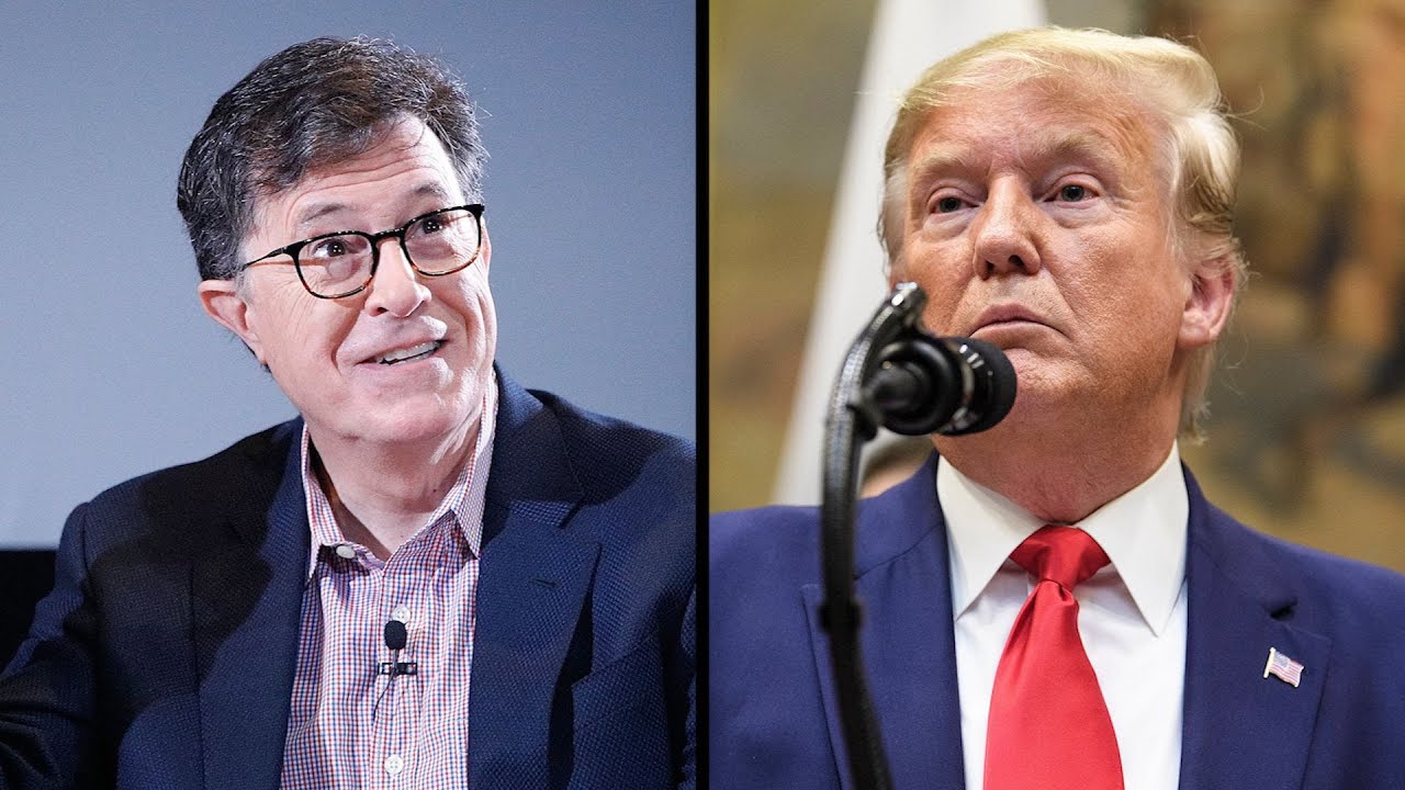 Colbert’s Studio Audience Erupts After Learning Trump’s Kennedy Center ...