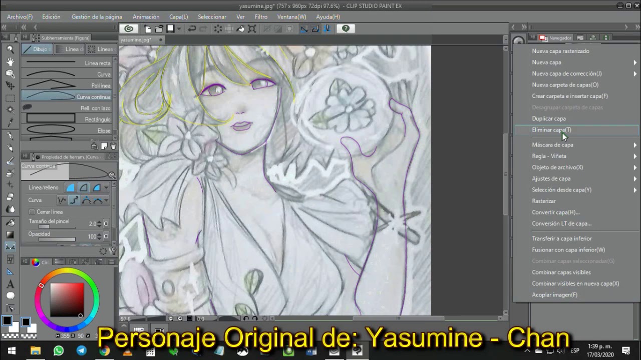 Dibujo Tradicional a Digital - Parte1 - YouTube