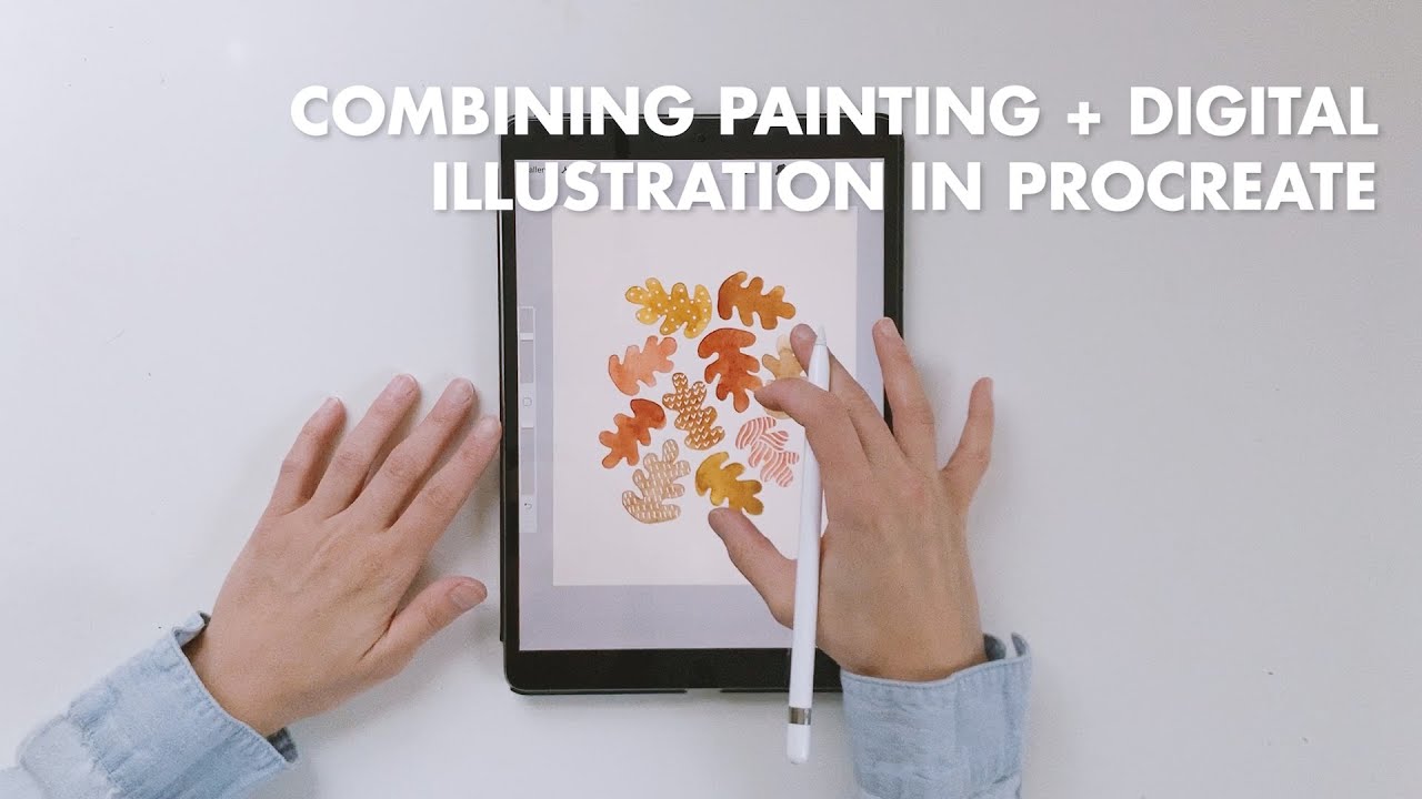 Combining Traditional Painting and Digital Illustration in Procreate ...