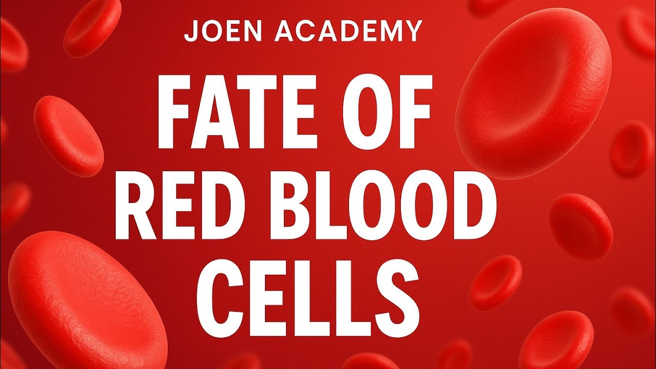 The Fate and Functions of Red Blood Cell | Joen Academy - YouTube