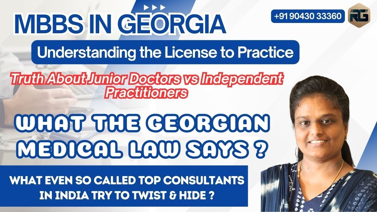 MBBS in Georgia. The license to practice. What the Georgian Medical Law ...