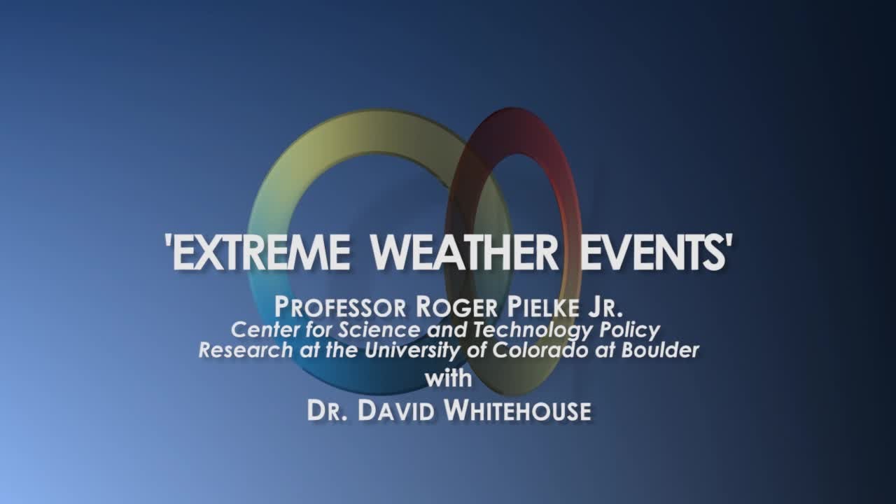 Roger Pielke Jr.: Extreme Weather & Global Warming - YouTube