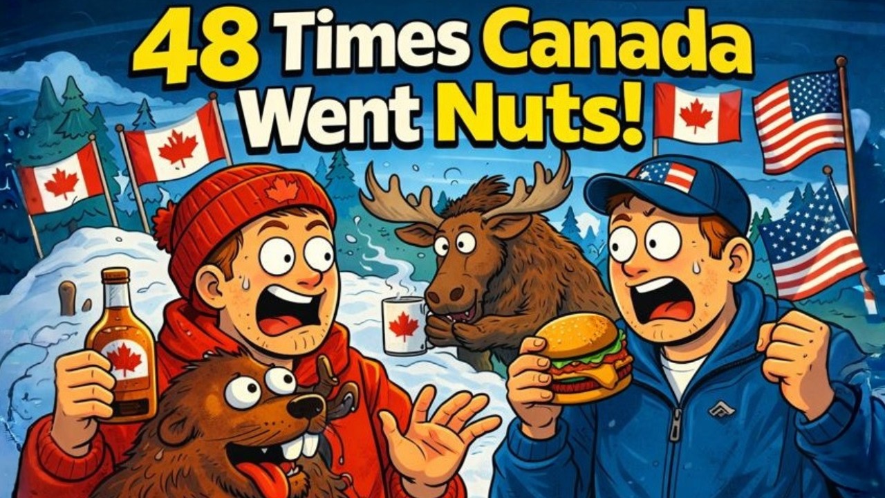 48 Ridiculous Moments When Canada Out-Weirded the USA - YouTube
