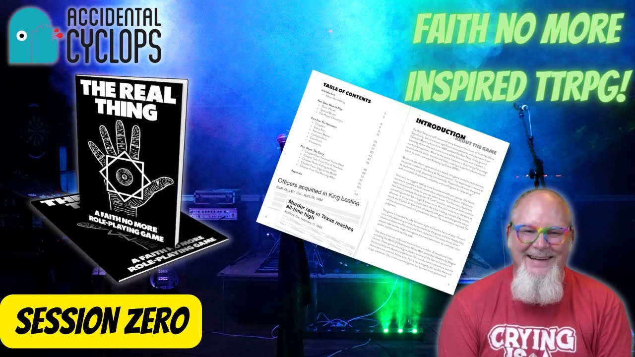 Elevate Your Gaming Experience: Faith No More-inspired TTRPG with Unique Character Creation S2 ...