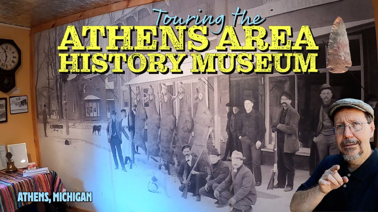 Touring the Athens Area History Museum - Athens, Michigan - YouTube