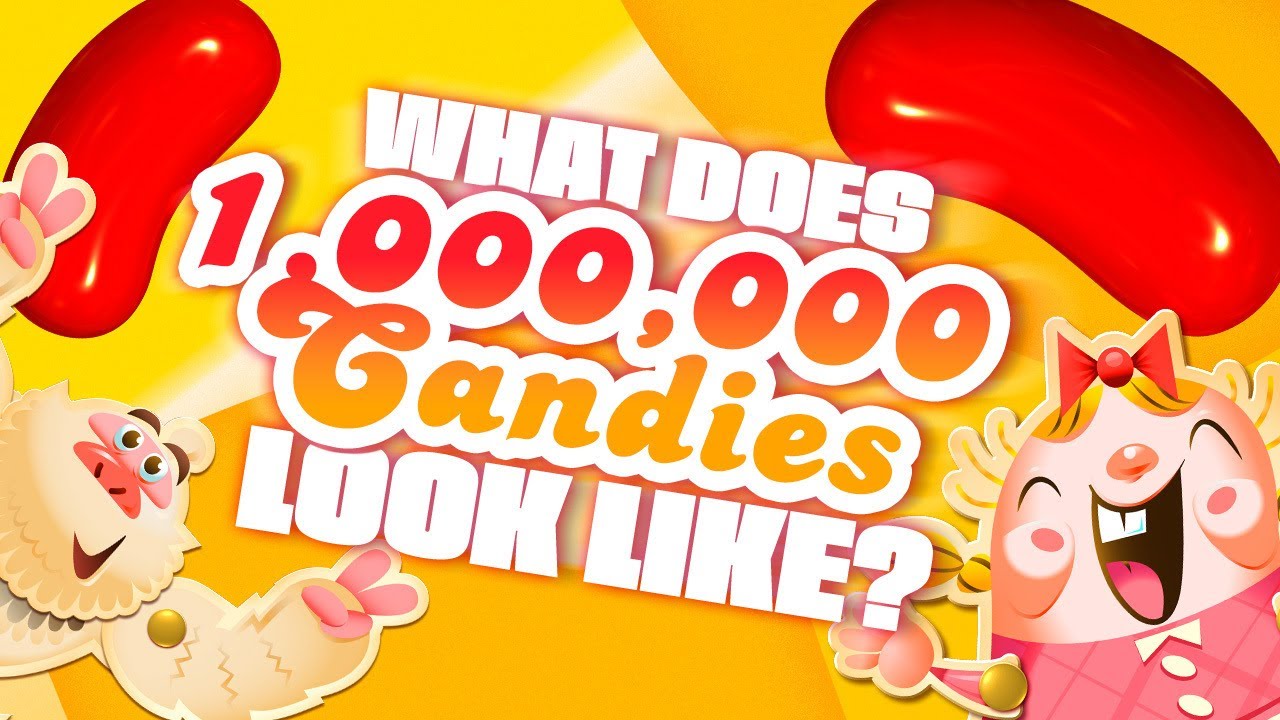 1,000,000 subs, 1,000,000 candies - YouTube