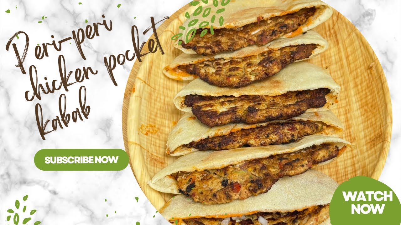 The best peri-peri chicken pocket kabab new recipe try it| #shortvideo ...