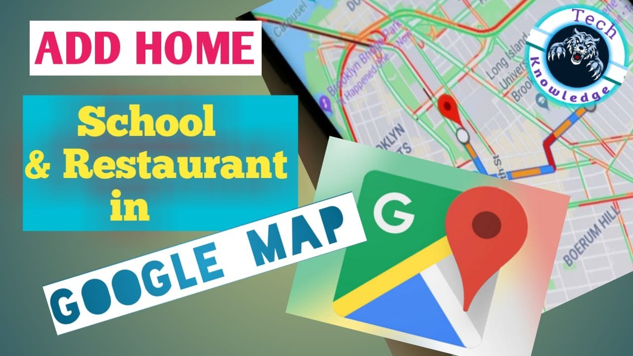 How to Add Home and Shop Location in Google Maps || How to Add Location ...