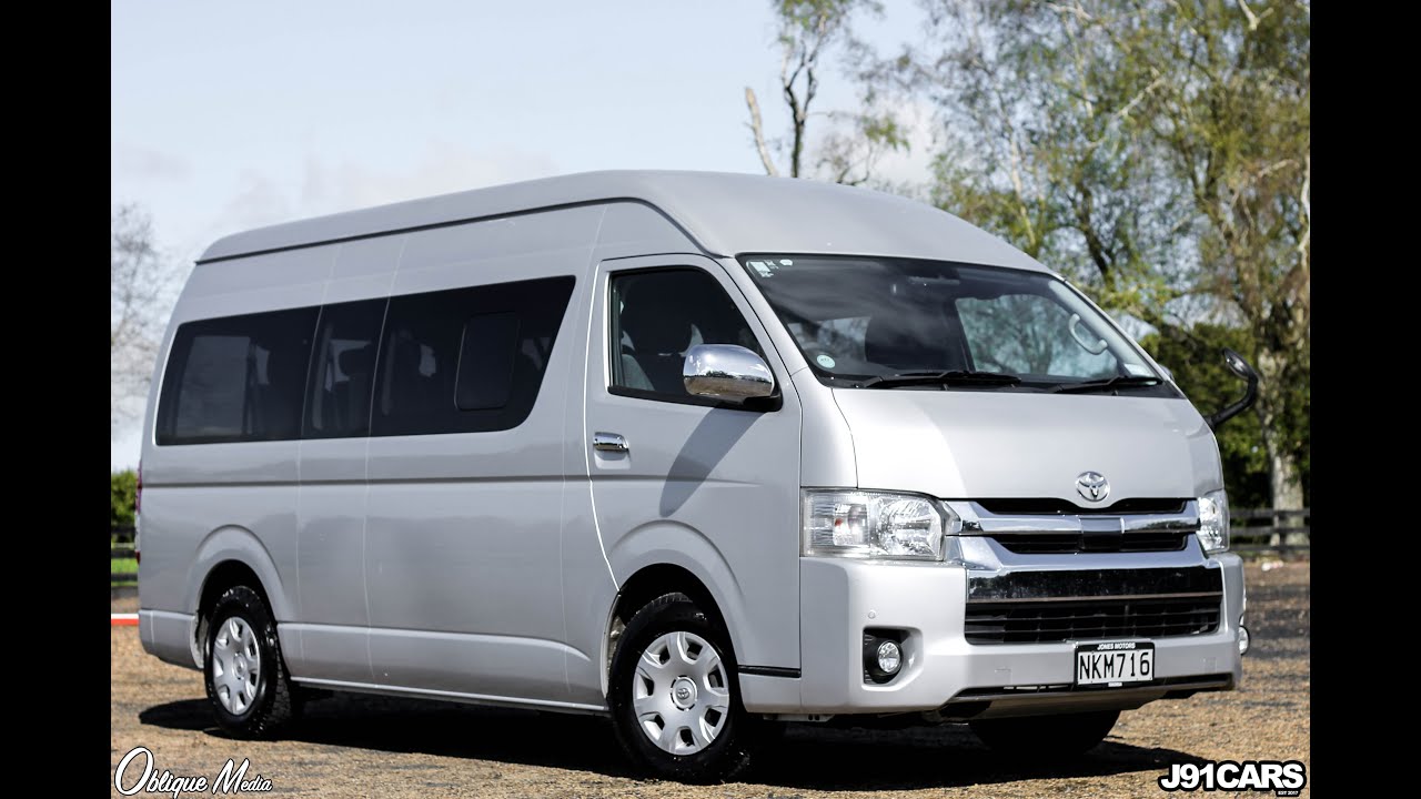 NKM716 2018 Toyota Hiace 10 Seat Minibus Grand Cabin - YouTube