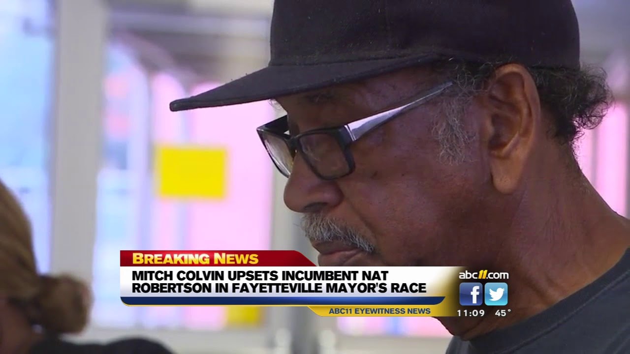 Mitch Colvin wins upset bid for Fayetteville mayor - YouTube