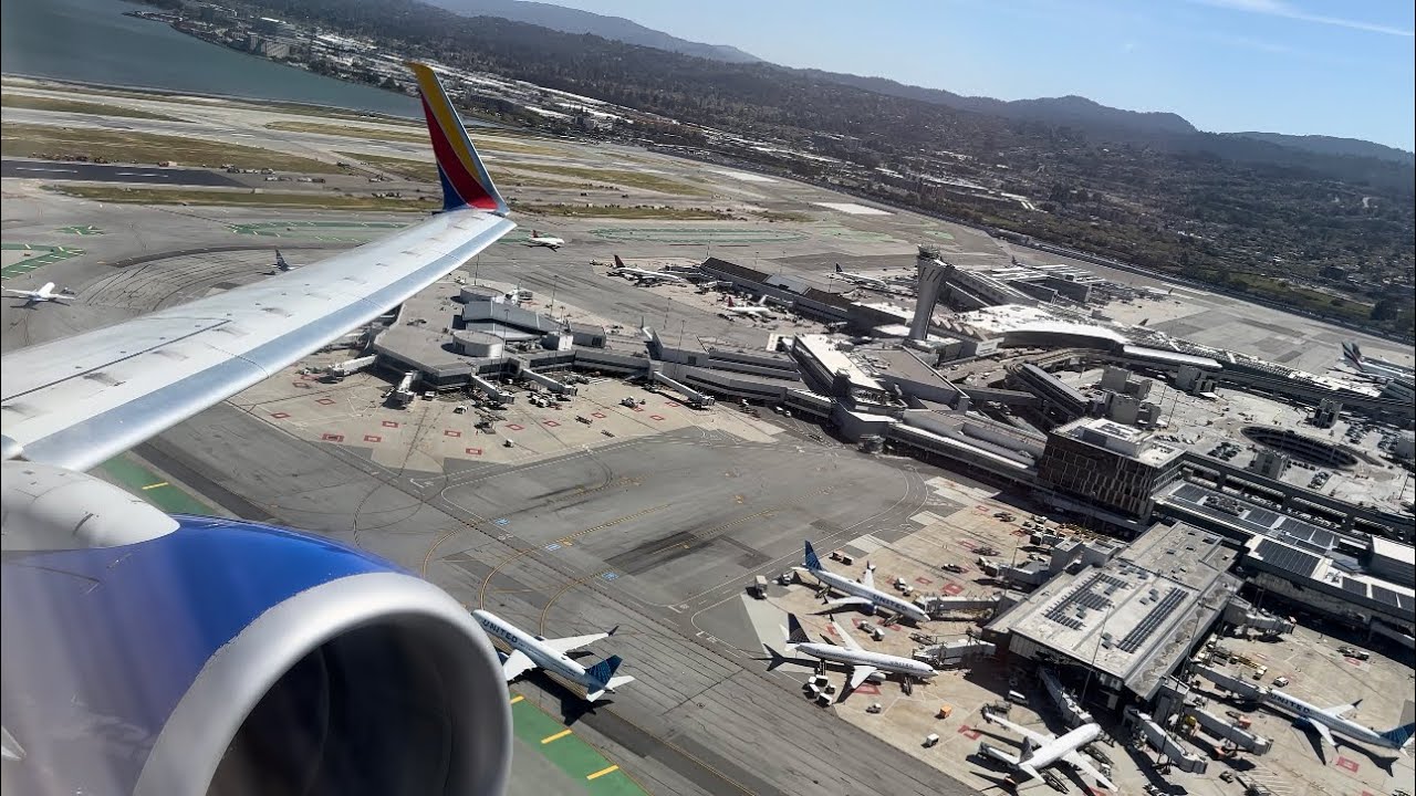 Southwest Boeing 737-800 Takeoff San Francisco Intl. (KSFO) - YouTube