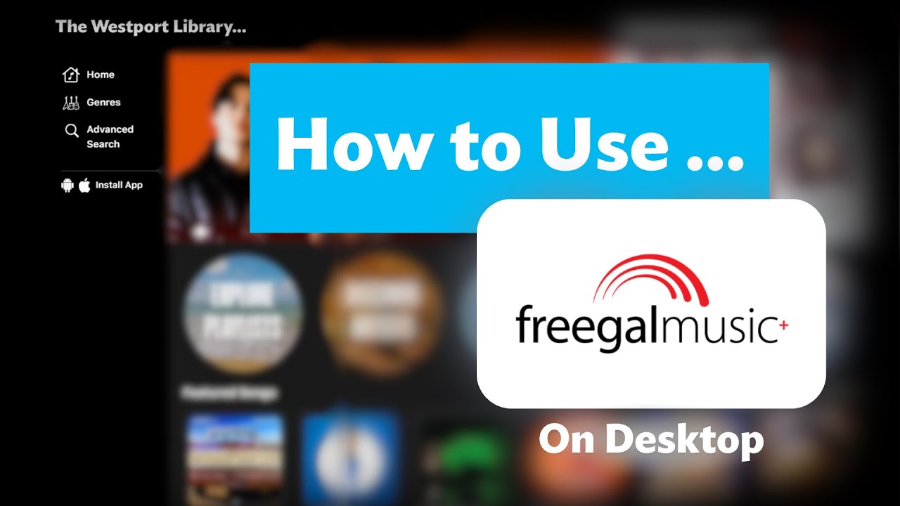 How to Use... Freegal (on Desktop) - YouTube