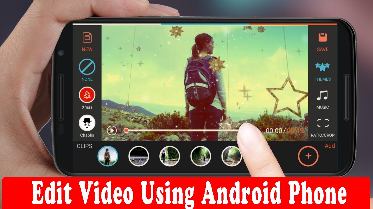 How to Edit Video Using Android Phone FilmoraGo App - YouTube