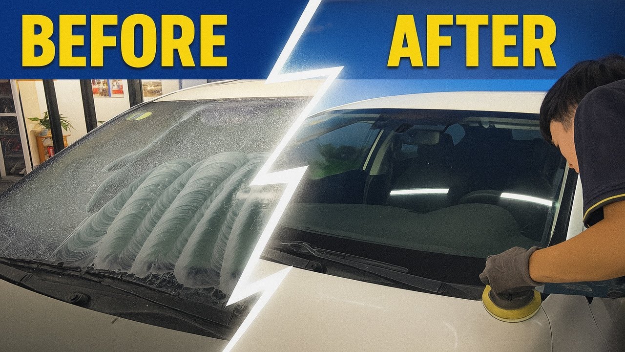 Top 3 Windshield Polishing Hacks to Get a SHOWROOM SHINE - YouTube