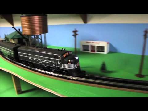 New York Central model trains - YouTube