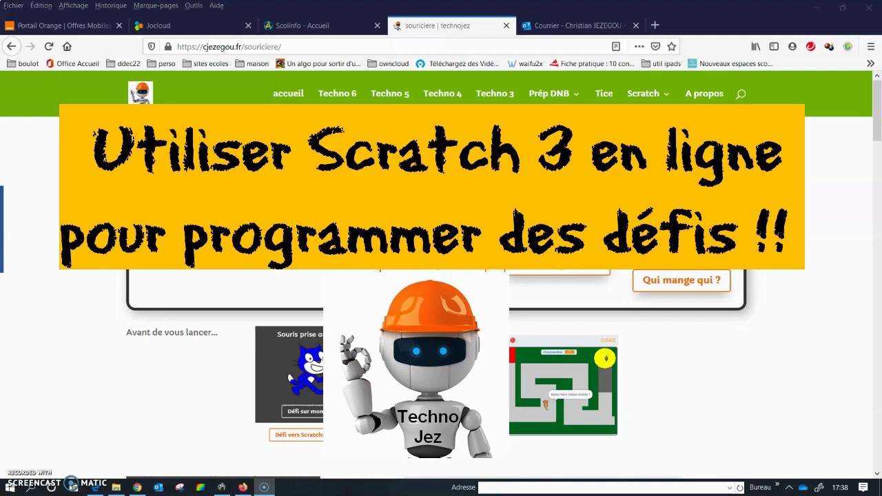 Utiliser scratch3 en ligne - YouTube