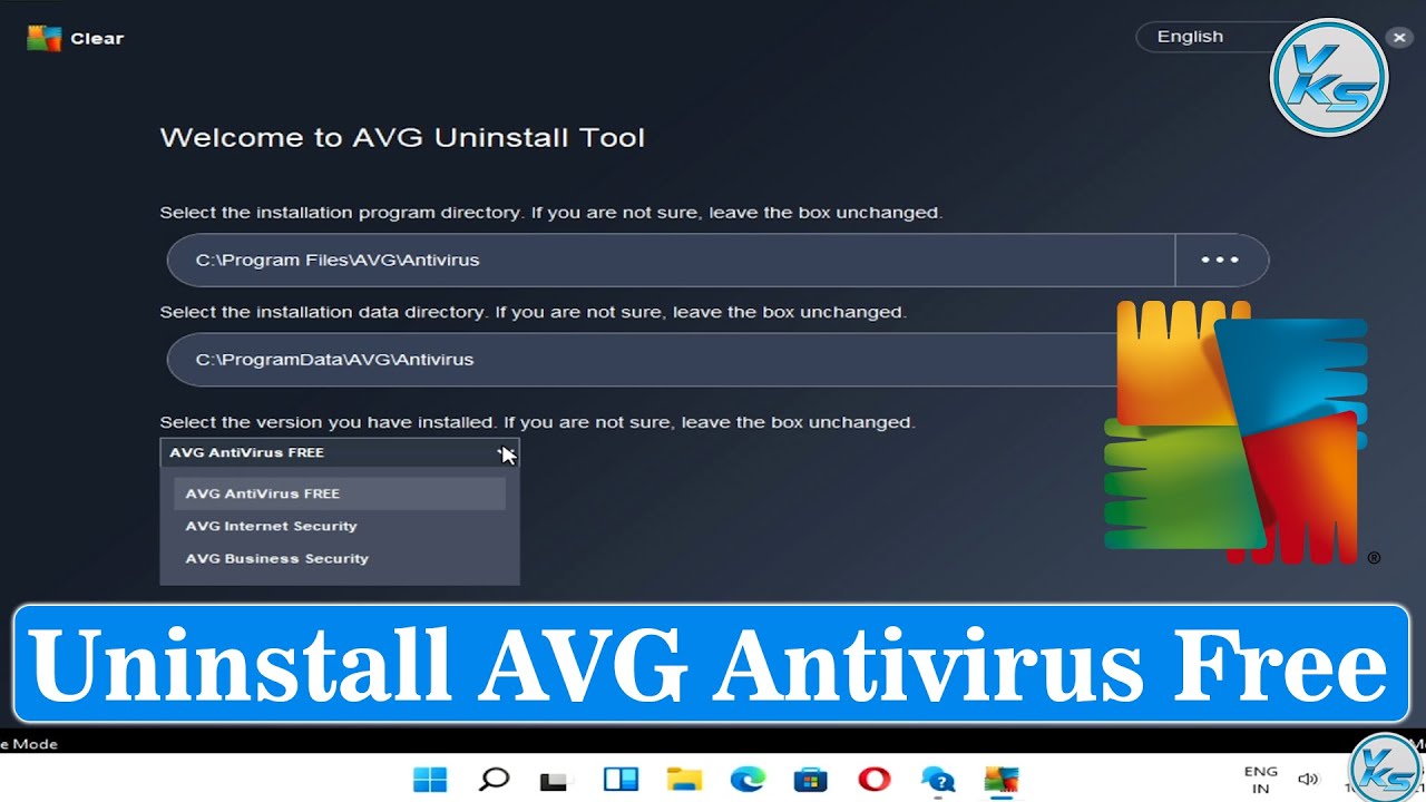 How To Uninstall AVG Antivirus Free in Windows 10 - YouTube