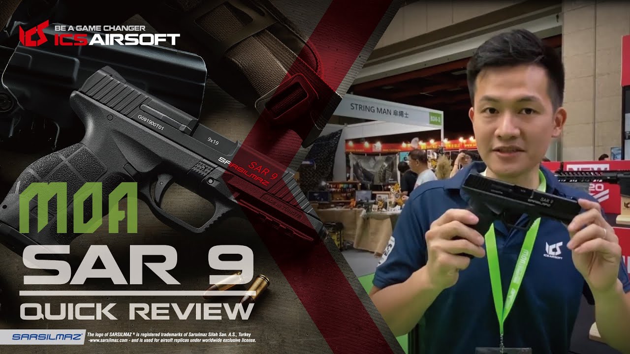 2019 MOA Exhibition│SAR 9 Quick Review│ICS Airsoft - YouTube