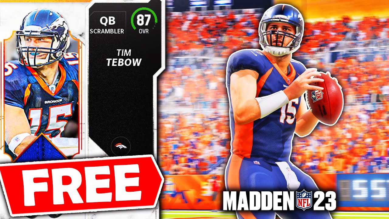 FREE TIM TEBOW PREACHES TO THE D RELENTLESSLY - Madden 23 Ultimate Team ...