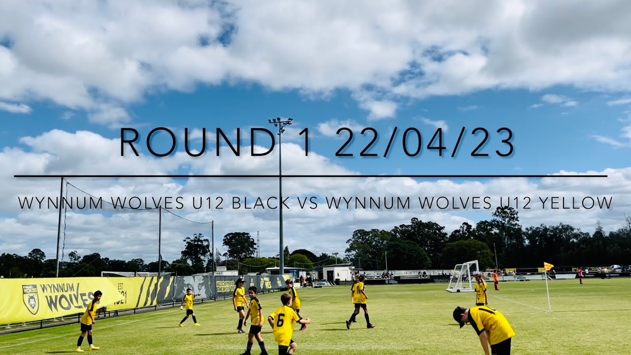 Round 1 - Wynnum Wolves Black U12 - 22/04/23 - YouTube