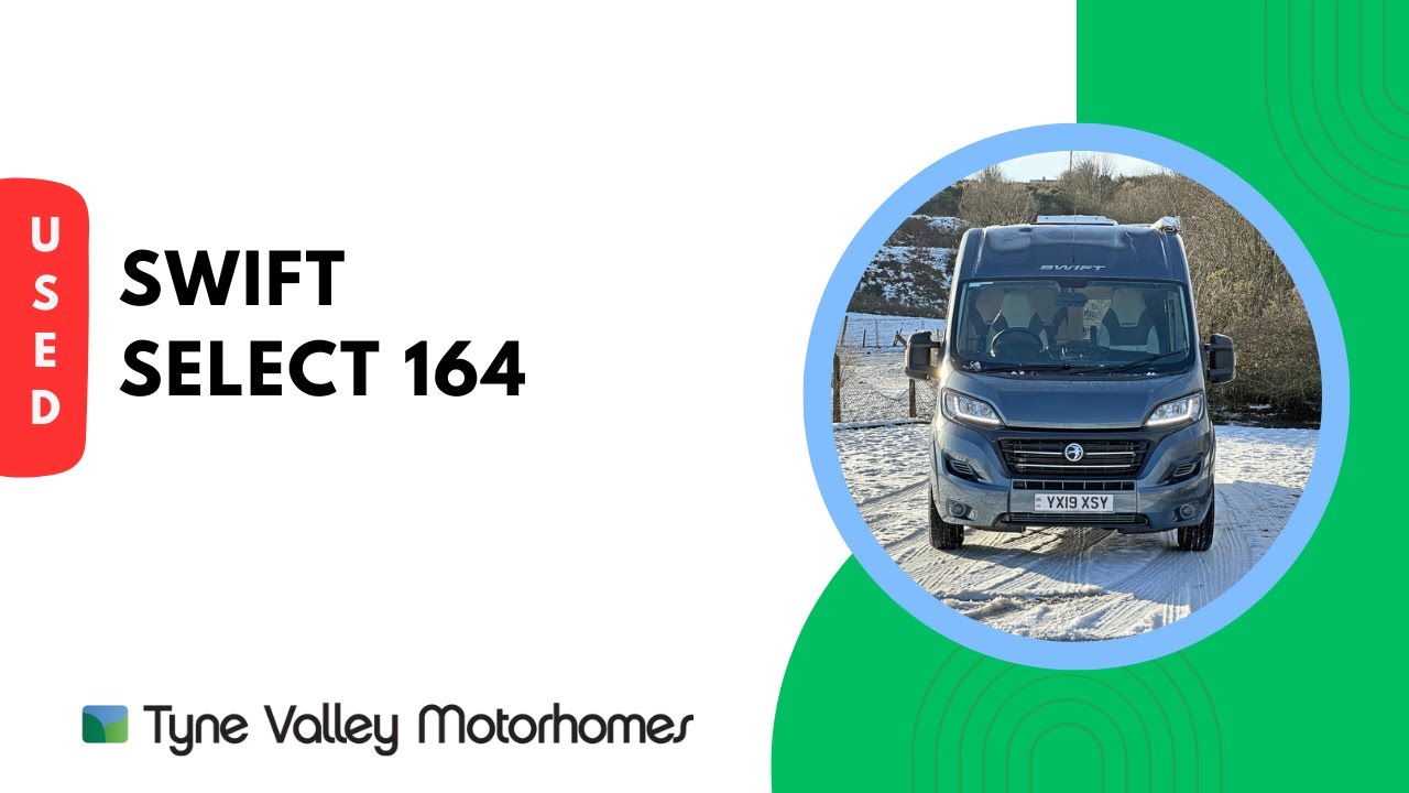 😲 Campervan with a Fixed Bed? Introducing the 2019 Swift Select 164 ...