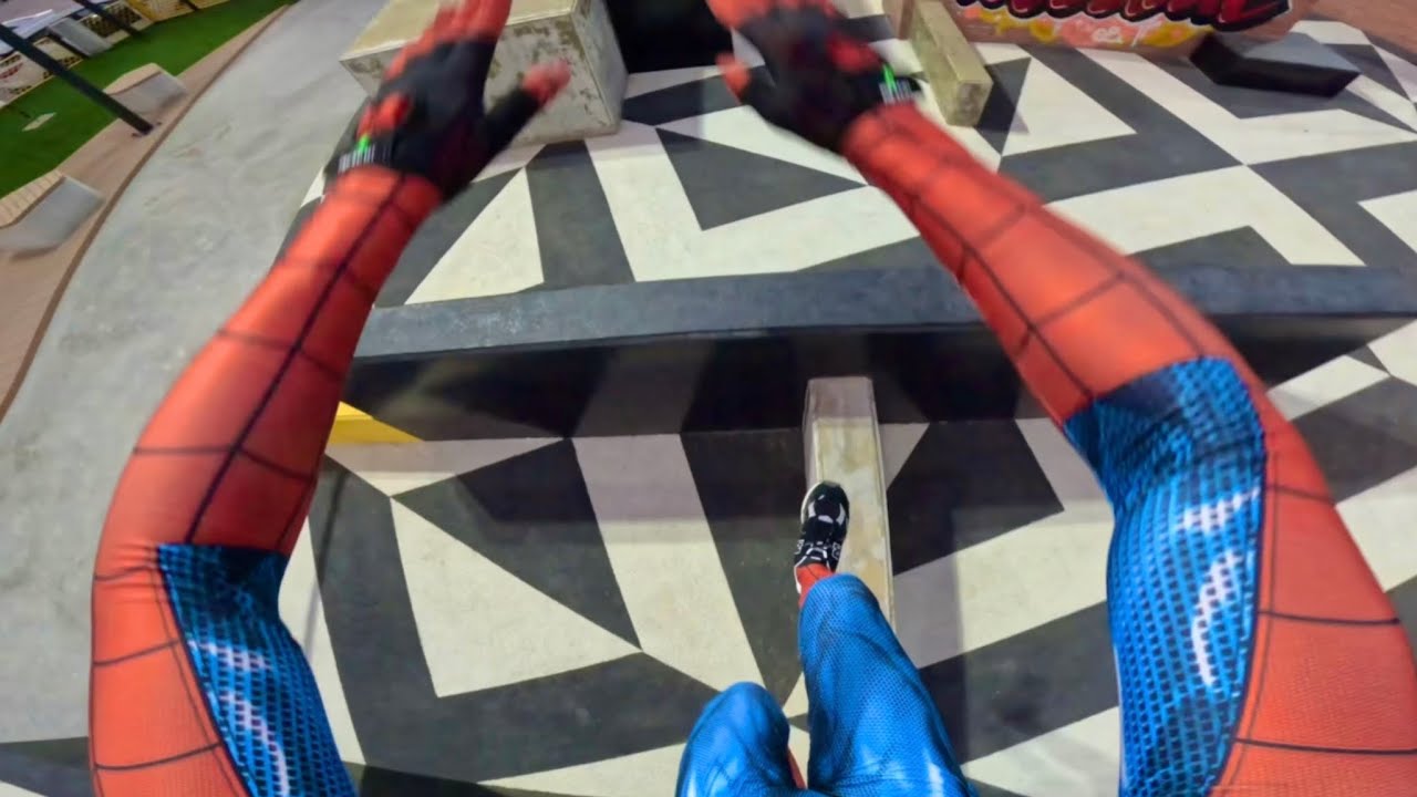 Cool parkour from Spider-Man - YouTube