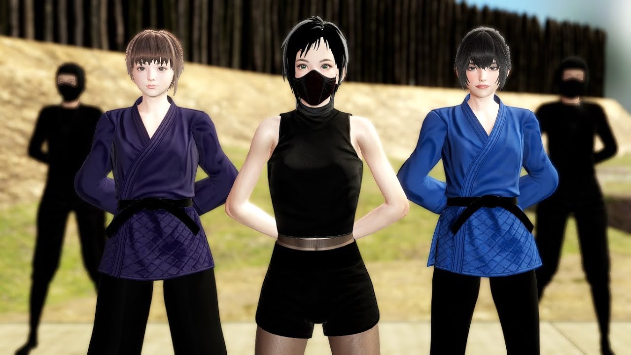 [MMD Fight] Ninja camp. - YouTube