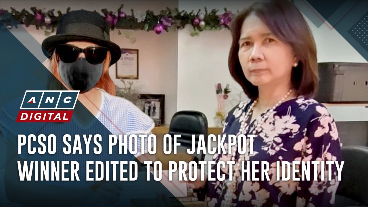PCSO says photo of jackpot winner edited to protect her identity | ANC ...