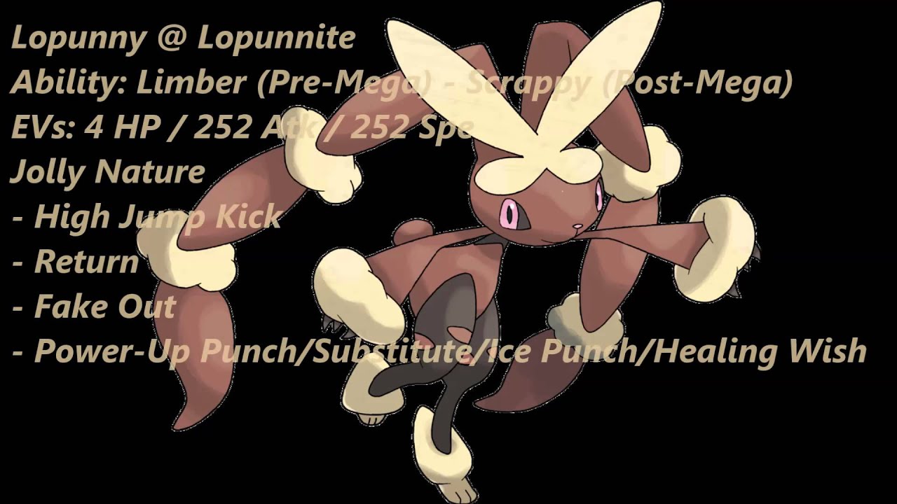 Pokemon Special: Lopunny/Mega Lopunny - ONE SCRAPPY BUNNY! - YouTube