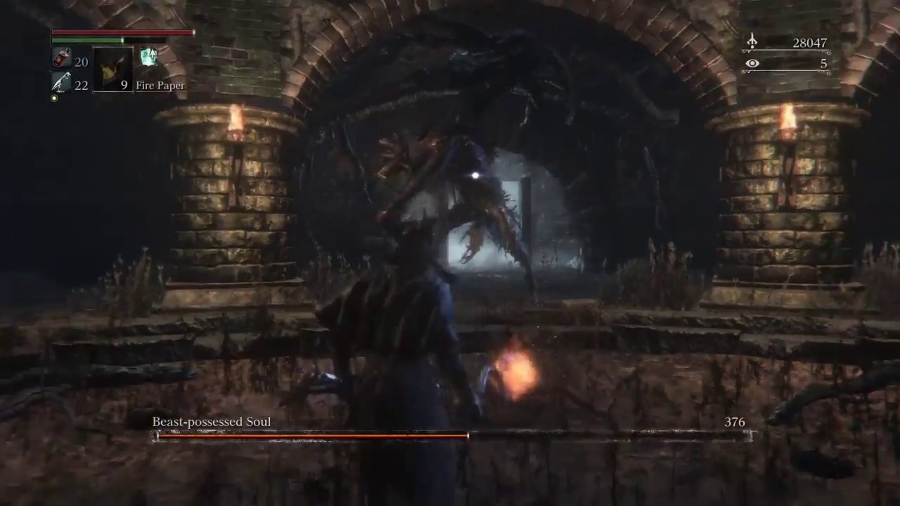 Bloodborne™: Die_Shinzo vs Beast-possessed Soul - YouTube