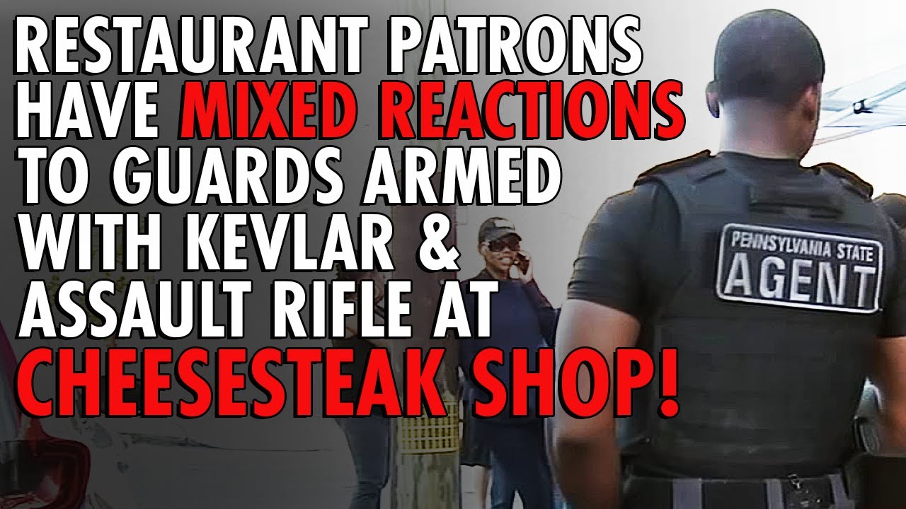 Dine In PEACE: Philadelphia Restaurant GOES FULL Rambo On Security