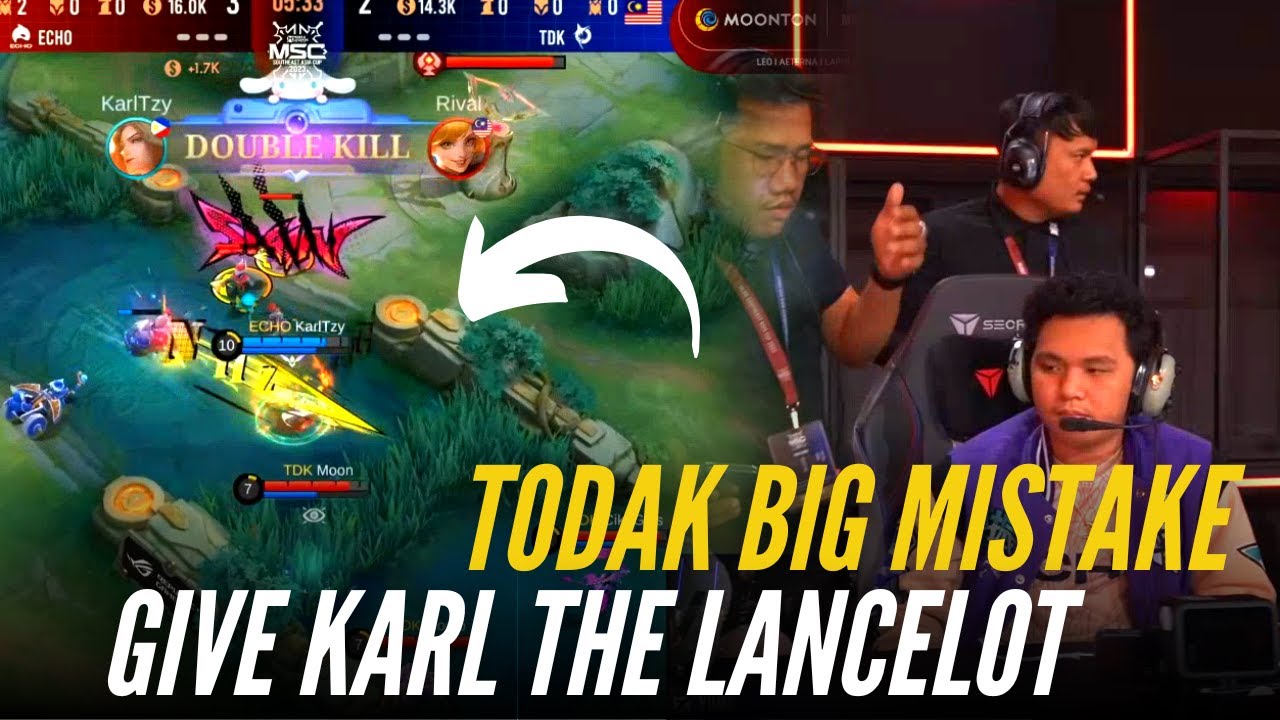 TODAK BIG MISTAKE GIVING KARLTZY HIS SIGNATURE HERO LANCELOT - YouTube