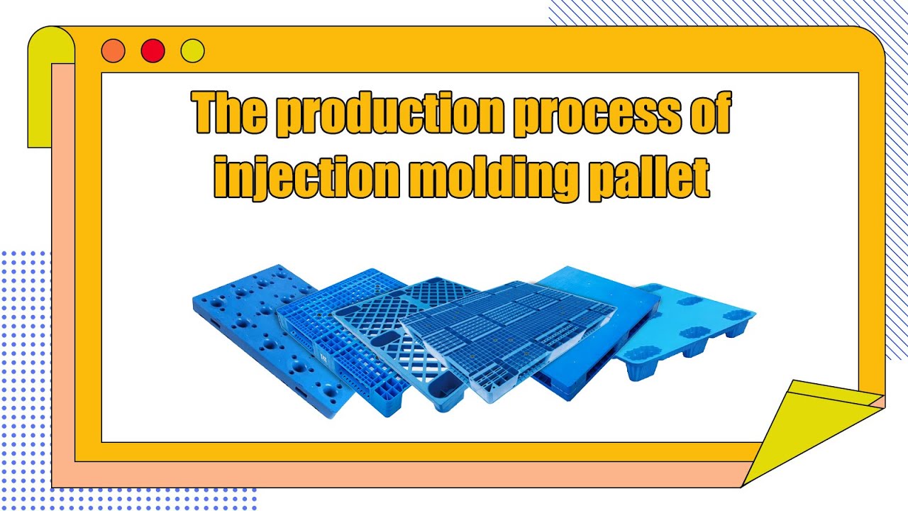 The production process of injection molding pallet #plastic #pallet # ...